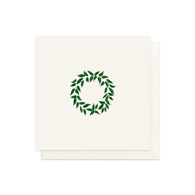 Blahopřání Bohemia Paper – Zelený myrtový věneček – BOHEMIA PAPER